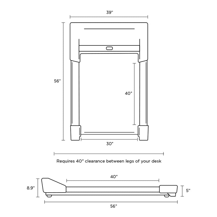 Unsit™ Under Desk Treadmill | InMovement